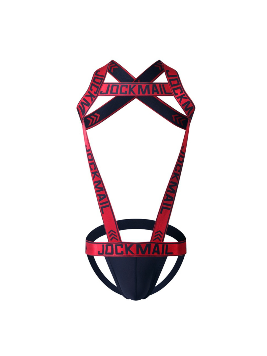 Мужская портупея красная JOCKMAIL JM913-8 L (48)