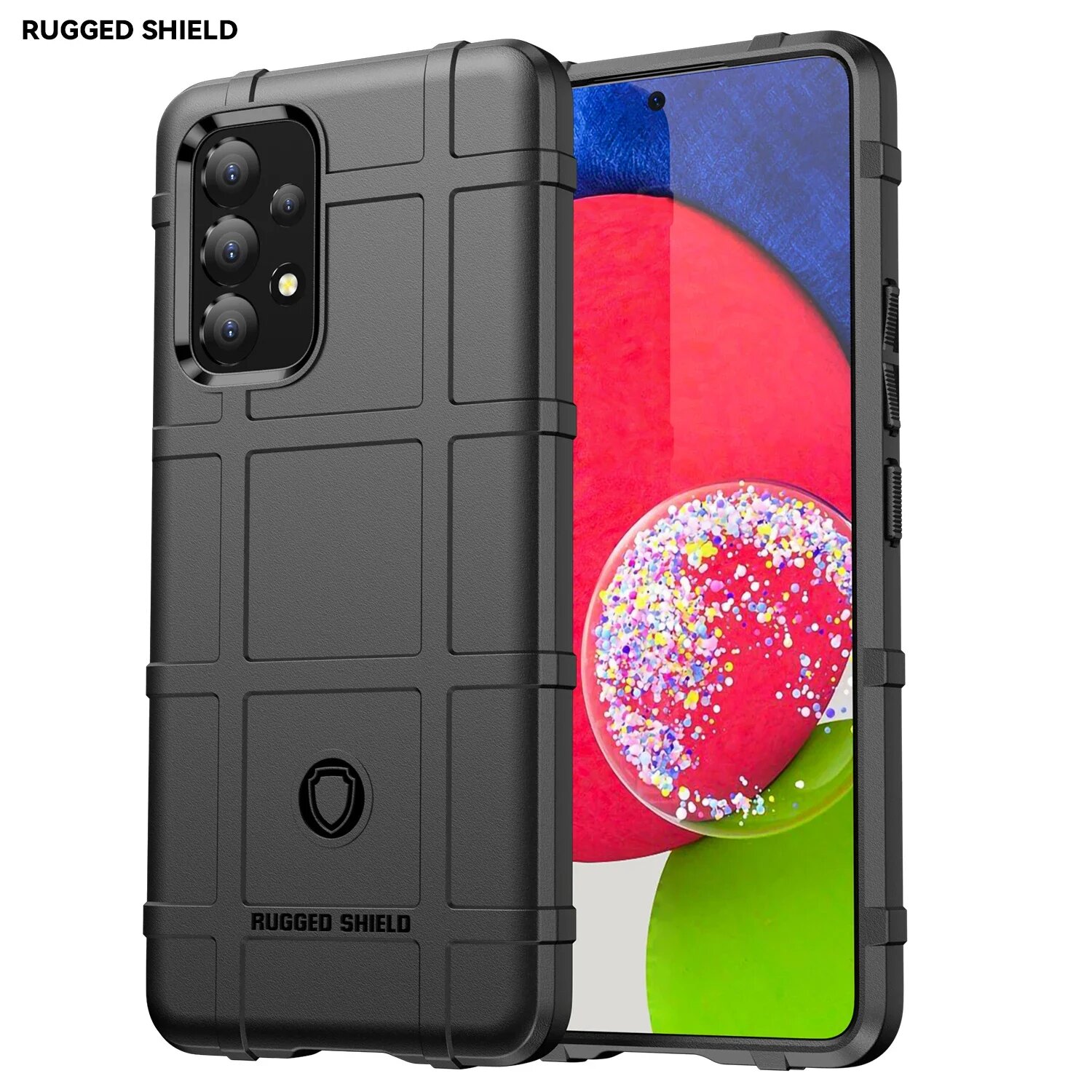 Черный чехол Rugged Shield для Samsung Galaxy S23 FE