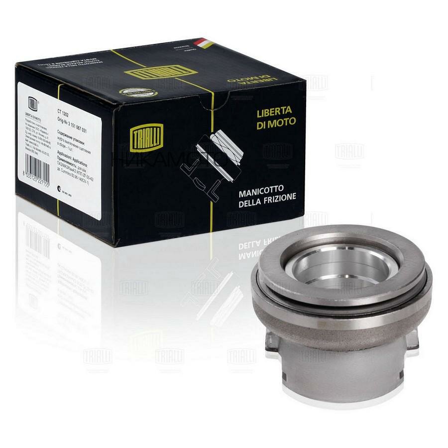 TRIALLI CT1202 Подшипник выжимной ПАЗ МАЗ Камаз (КПП-ZF-S5-42 дв. Cummins B3.90-140CIV-1) в сборе