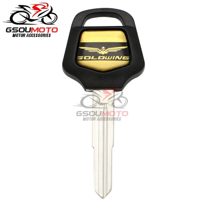 Пустой ключ эмбриона мотоцикла для HONDA GOLD WING 1500 GL1500 Goldwing 1800 GL1800 2001-2011 GL1000 GL1200, пустой ключ Black