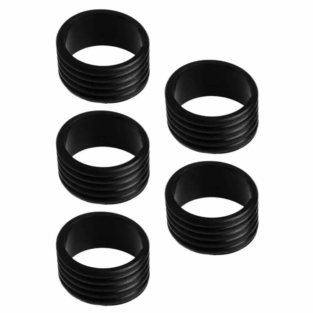 5 шт. Резиновые кольца для теннисных ракеток Черный, Black