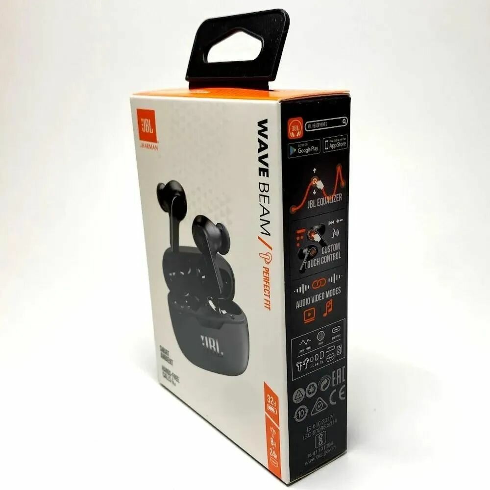 Беспроводные наушники JBL Wave Beam, черный