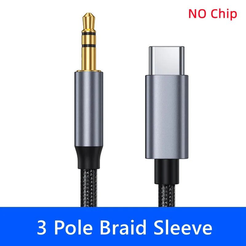 BOHCHONG Адаптер AUX USB Type C на 3,5 мм