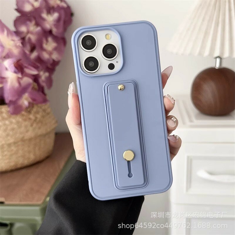 Чехол Hongjin, для iPhone 12 Pro Max, силикон, лавандово-фиолетовый