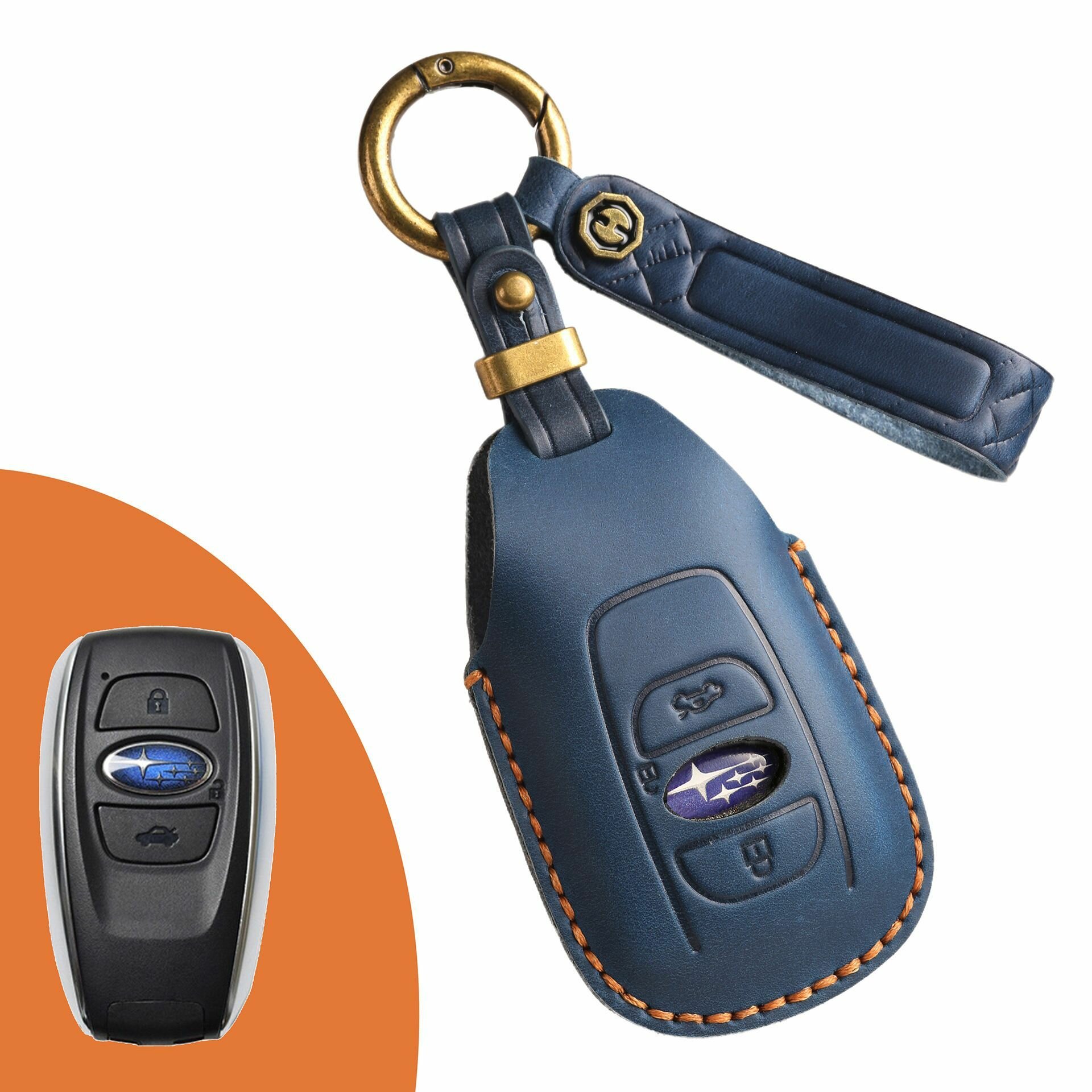 Чехол для автомобильного смарт-ключа для Subaru WRX XV Crosstrek Legacy BRZ Forester Impreza STi Outback 2015-2019