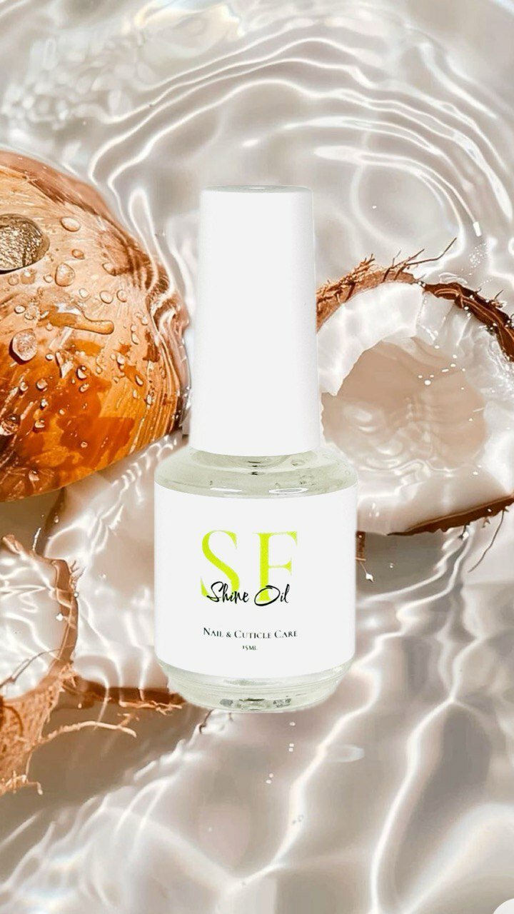 Масло для кутикулы кокос / масло для ногтей Soul Flow Shine Oil, 15 мл