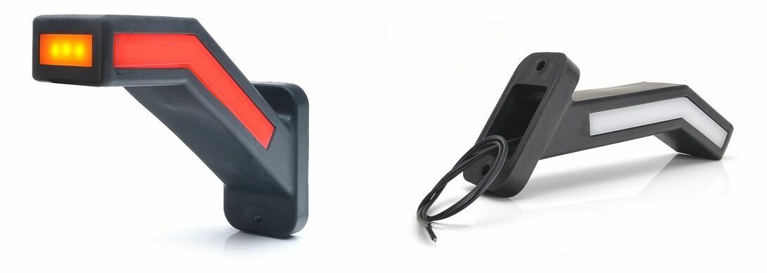 WAS Фонарь-ус габаритный с боковым габаритом светодиод левый 12V/24V