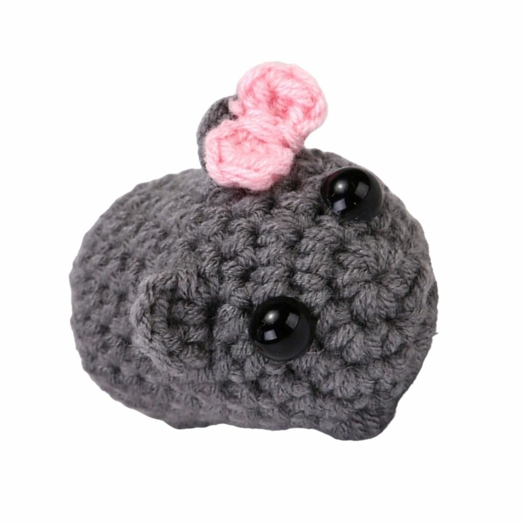 Внутреннее убранство рабочего стола, Грустная хомячковая фигурка - Хомяк с бантиком