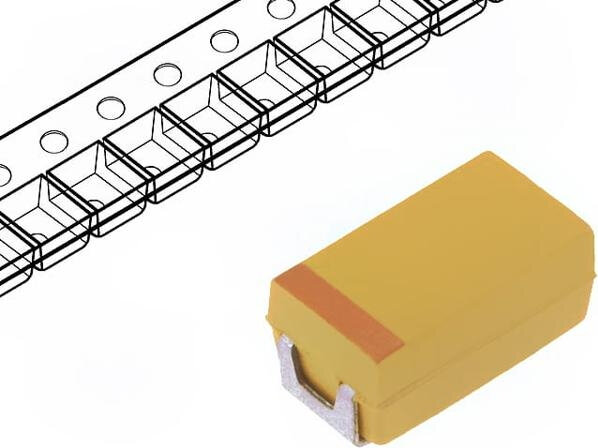 Конденсатор AVX TAJC227K010RNJ Конденсатор танталовый 220мкФ 10В SMD Корп C 2312 10П 1шт