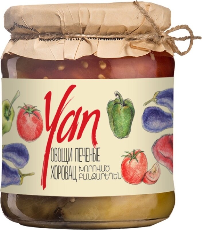 Овощи YAN запеченные Хоровац /стекло/ 455г