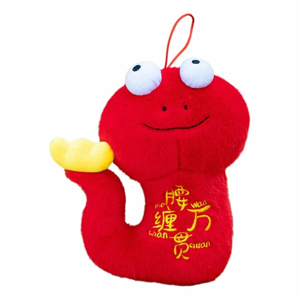 Чучело змеи игрушка плюшевая Новый год талисманы подарок прекрасный для детей