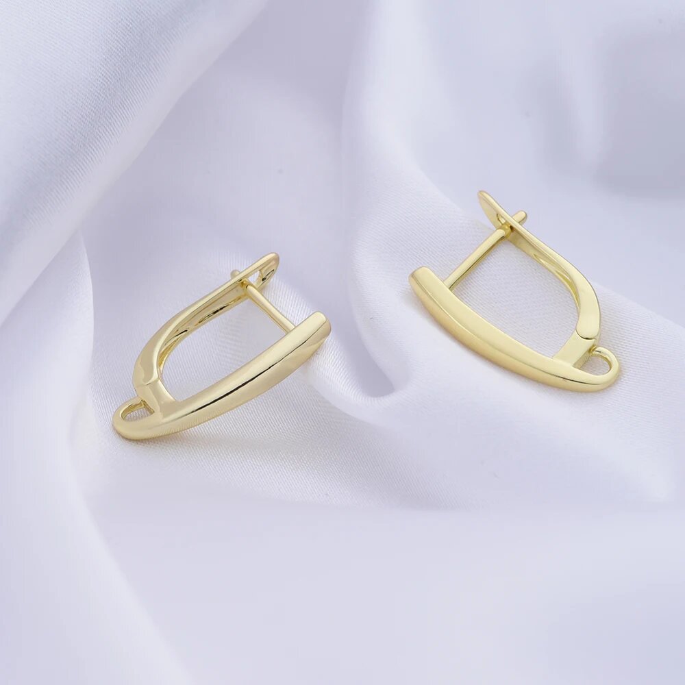 YANASI Медные фурнитуры для сережек из золота 14 карат 14K Gold