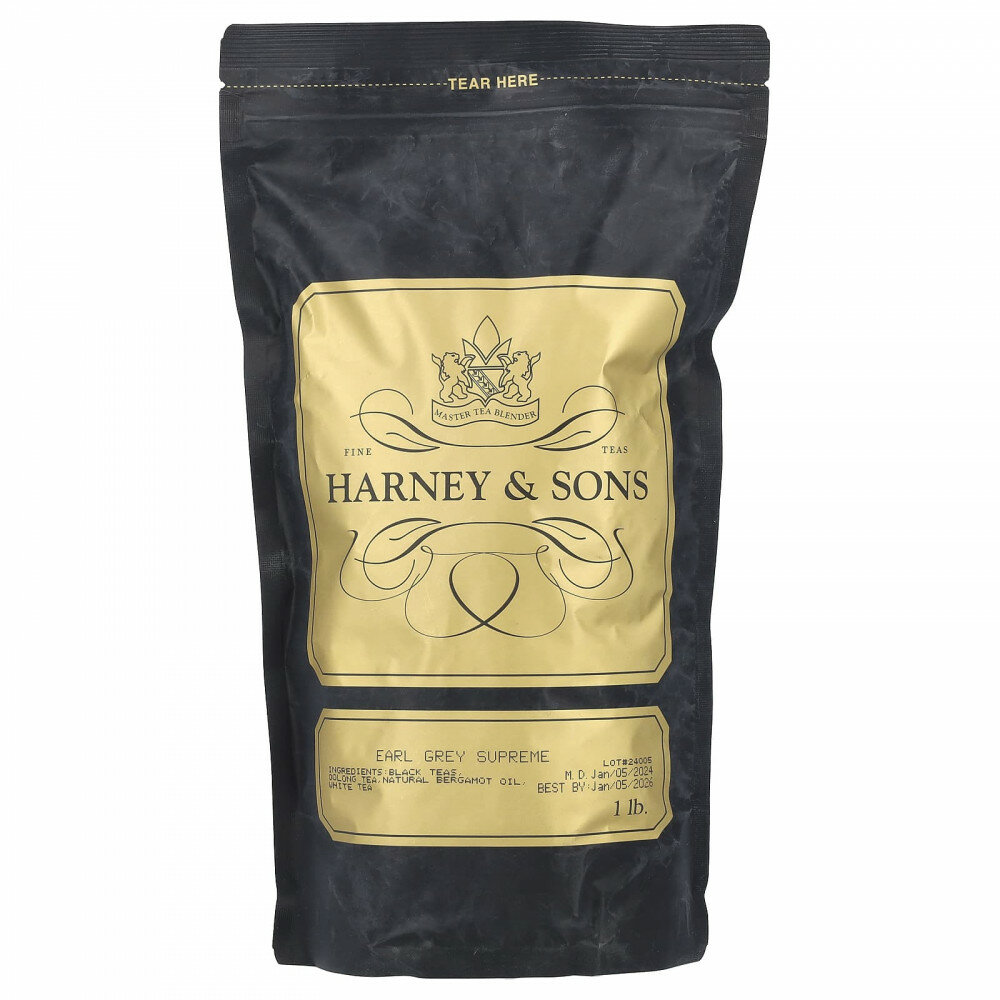 Harney & Sons, Earl Gray Supreme, 454 г (1 фунт)