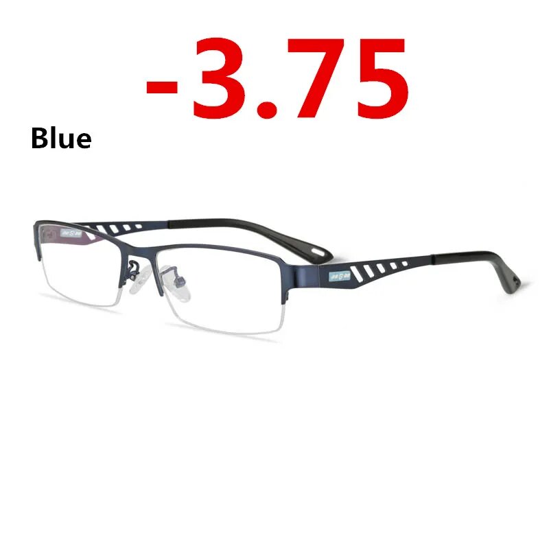 Очки для зрения синие -3.75