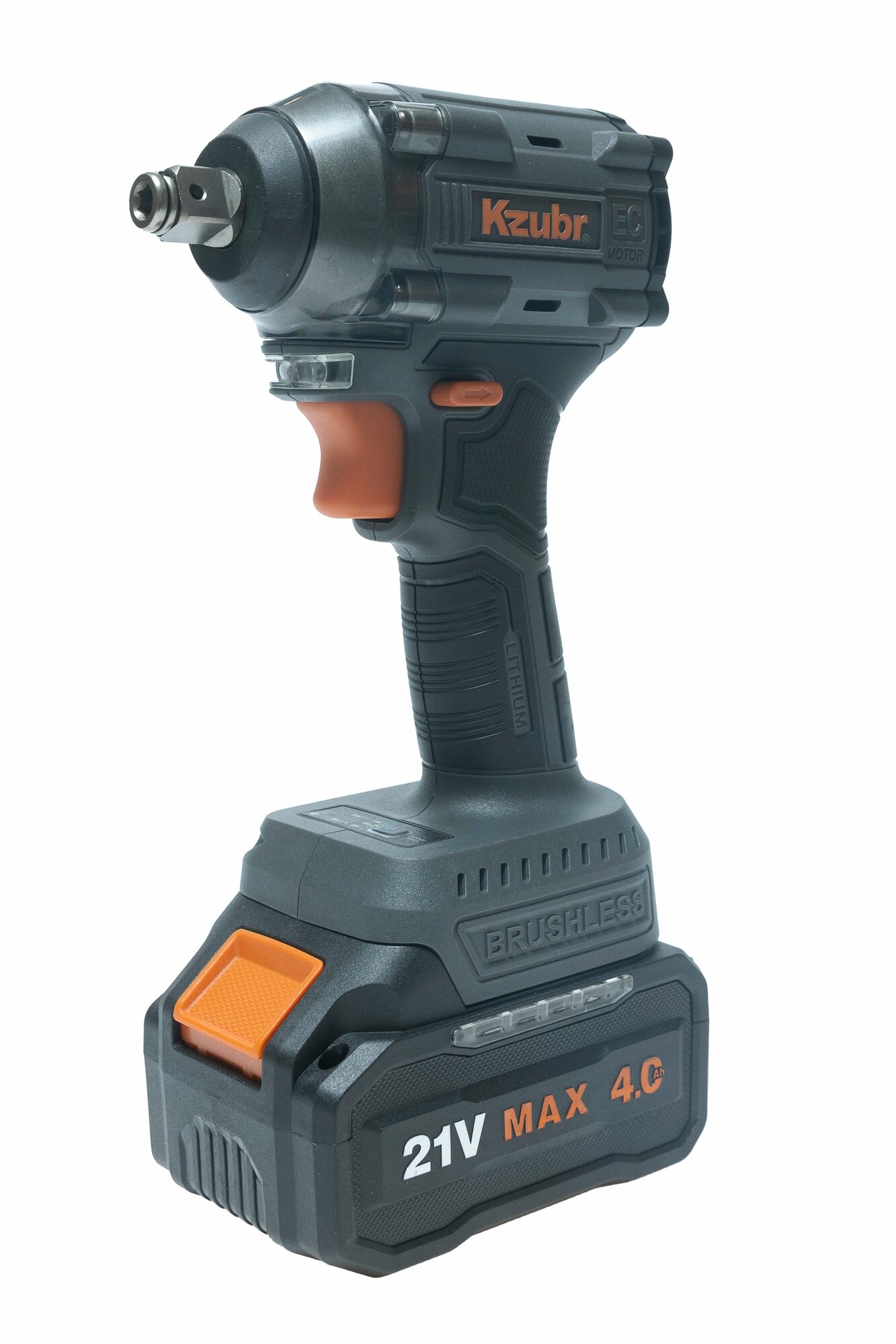 Гайковерт Kzubr KBLEIW-21V-350T, с 2 аккумуляторами, Li-Ion, 20В