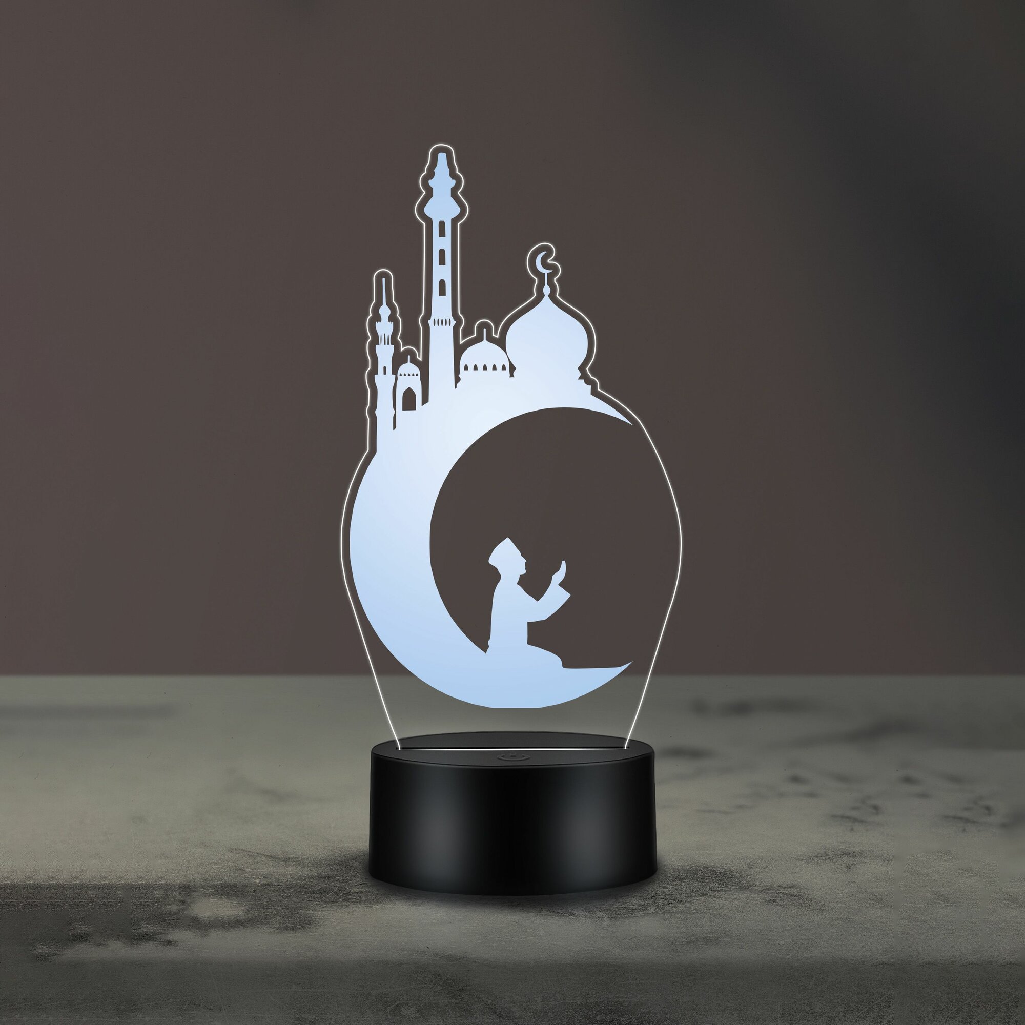 Ночник Мусульманин, ночная лампа, 3Д светильник