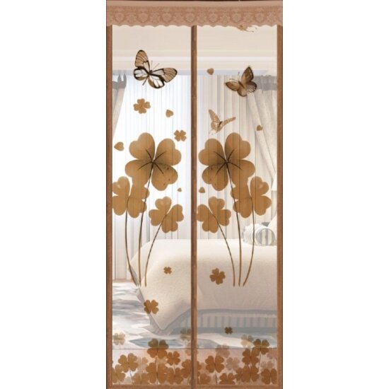 Противомоскитная сетка Rosenberg R-400010 рисунок - птицы и бабочки (100х210см)