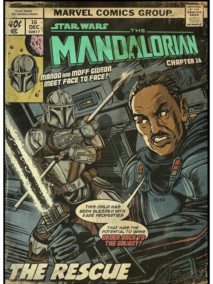 Постер Star Wars: Mandalorian. Chapter 16 The Reskue. Moff