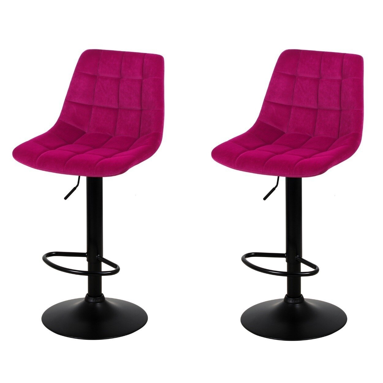 Поворотные стулья для кухни из премиального микровелюра, комплект из 2 шт Лион (оригинал)