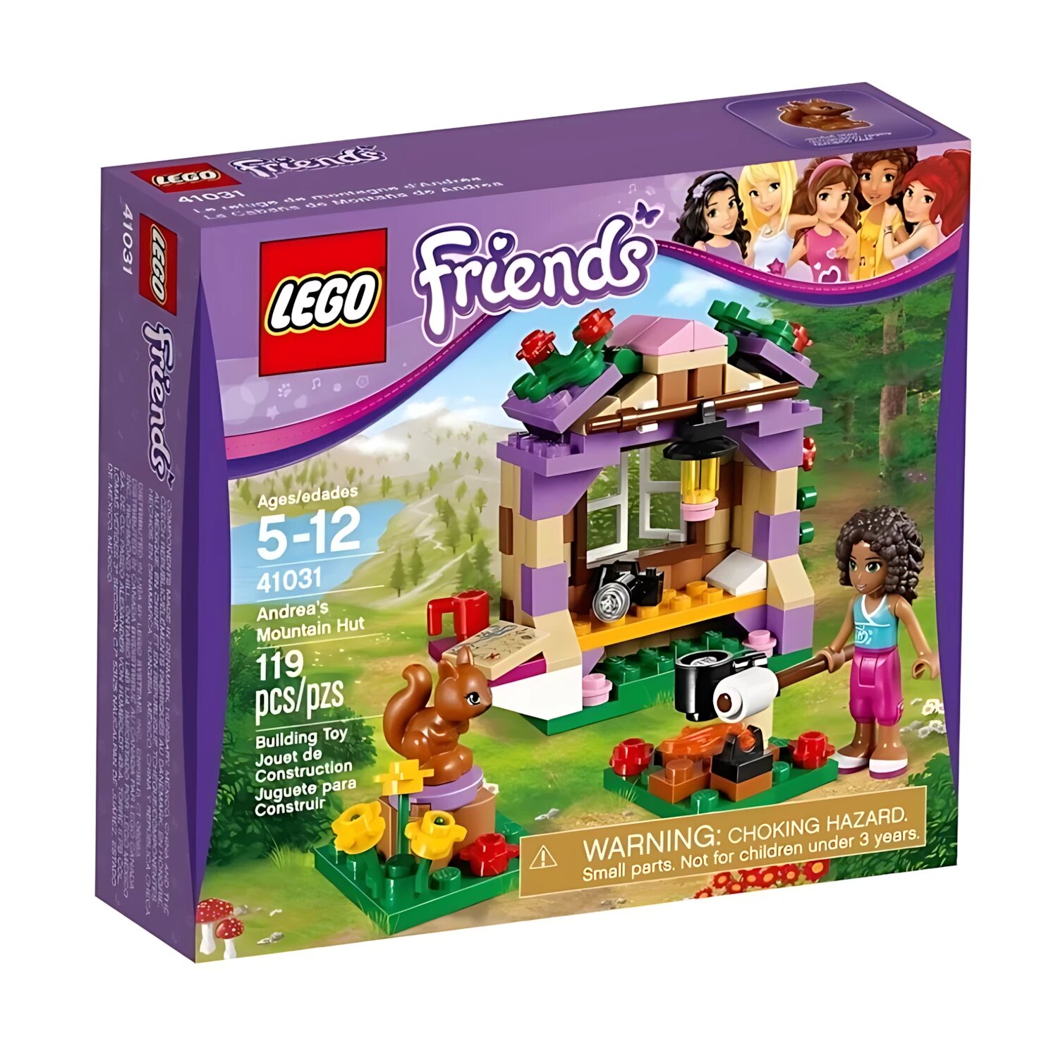 Конструктор LEGO Friends 41031 Домик Андреа в горах