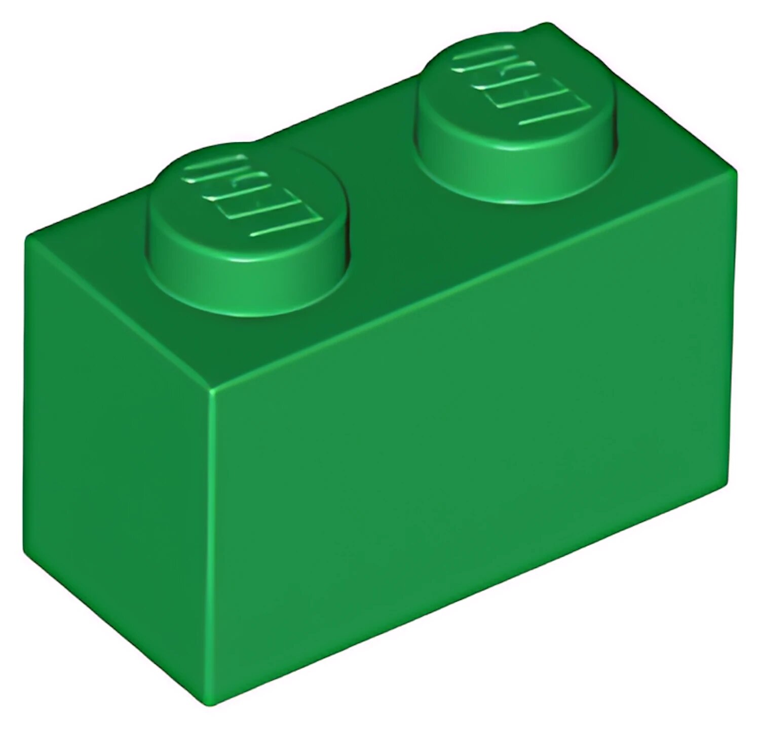 Деталь LEGO Кирпич LEGO Brick 1 x 2 3004 (93792) Green U