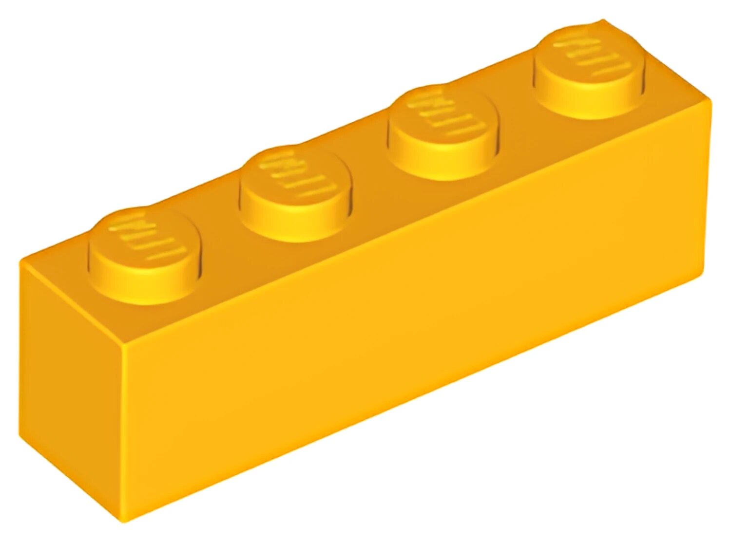 Кирпич LEGO Brick 1 x 4 3010 (6146) Bright Light Orange U