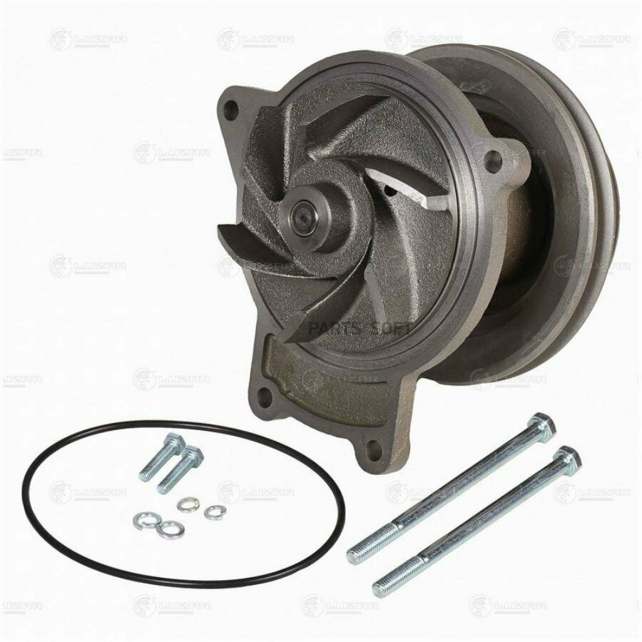 LUZAR LWP-07451 Насос водяной для а/м КАМАЗ 740.50 Евро-2 A/C (двойной шкив 115мм/160мм 10PK) (LWP 07451) ()