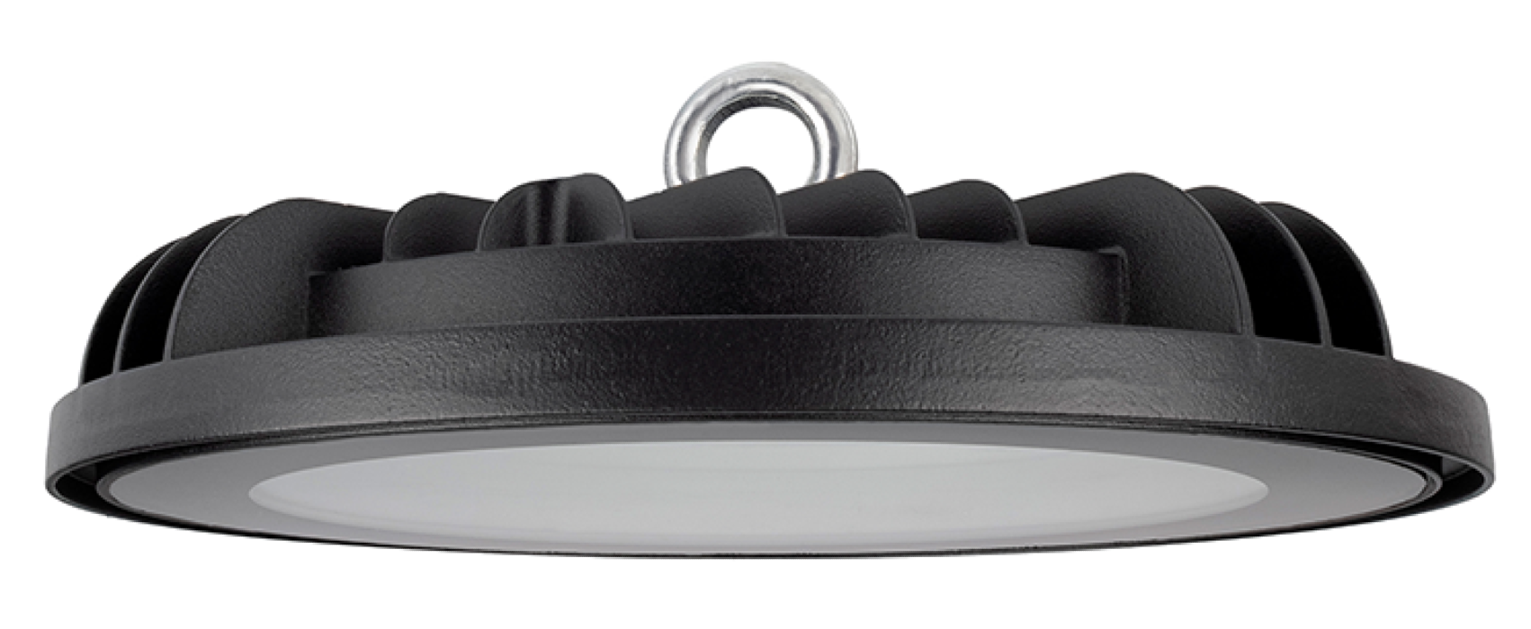 Светильник подвесной потолочный Jazzway / Джазвэй PHB UFO 04, в корпусе из металла, черный, диаметром 240мм, 100Вт 10000Лм 5000К IP65 / освещение