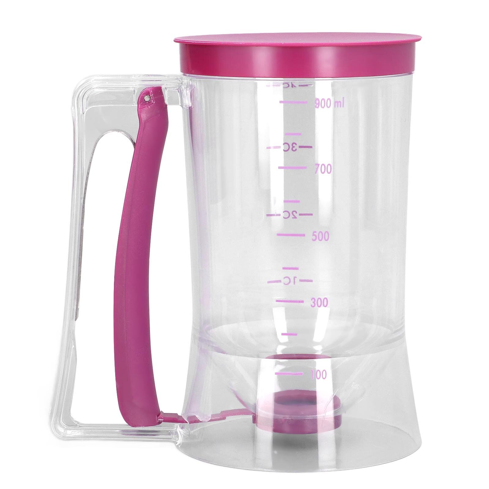 Дозатор для блинов, не содержащий бисфенола А, полипропиленовый материал, широко открывающаяся рукоятка, дозатор с измеримыми весами для легкого контроля размера продуктов