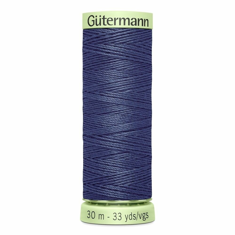 Декоративная нить Gutermann Top Stitch 30/30 м для декоративной отстрочки, 100% полиэстер, цвет 537 т. серо-синий джинс, 5 шт (3)