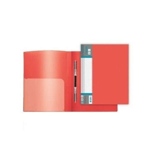 Папка-скоросшиватель deVENTE скоросшиватель А4 700 мкм, карман, непрозрачная, красная (3111705)