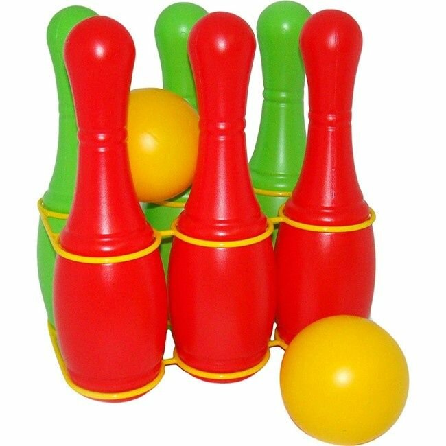 Спортивный игровой набор Полесье "Кегли", 6 штук (6431)