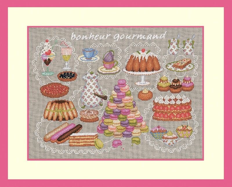 Набор для вышивания Le Bonheur Des Dames Bonheur Gourmand, Счастье лакомки, 36х27 см (ND. BD.1155)