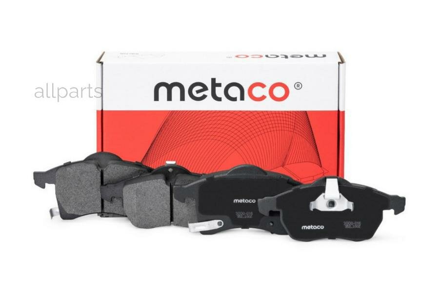 METACO 3000016 Колодки тормозные передние к-кт OPEL ASTRA G/ H/ MERIVA/CORSA C/D/ZAFIRA (F75)/B 79 mm х 156.3 mm