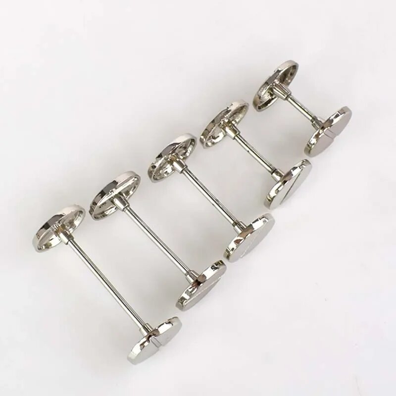 Металлические пряжки Meetee 20/26/34/39/48 мм 4 шт 26mm, Silver