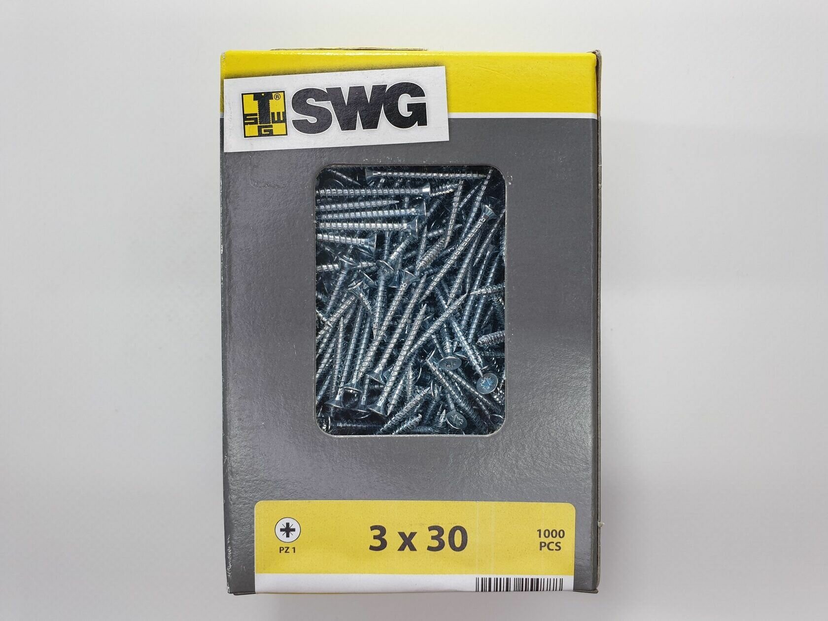Шуруп по дереву DIN 7982 3x30 PZ (1) (1000 pcs) SWG, Германия