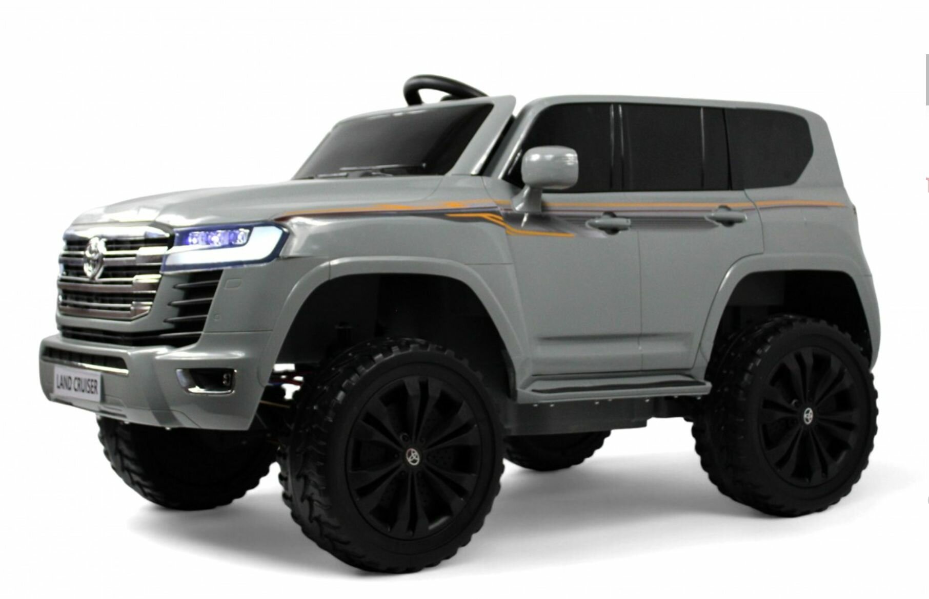 Детский электромобиль RiverToys Toyota Land Cruiser 300 L999LL с дистанционным управлением серый