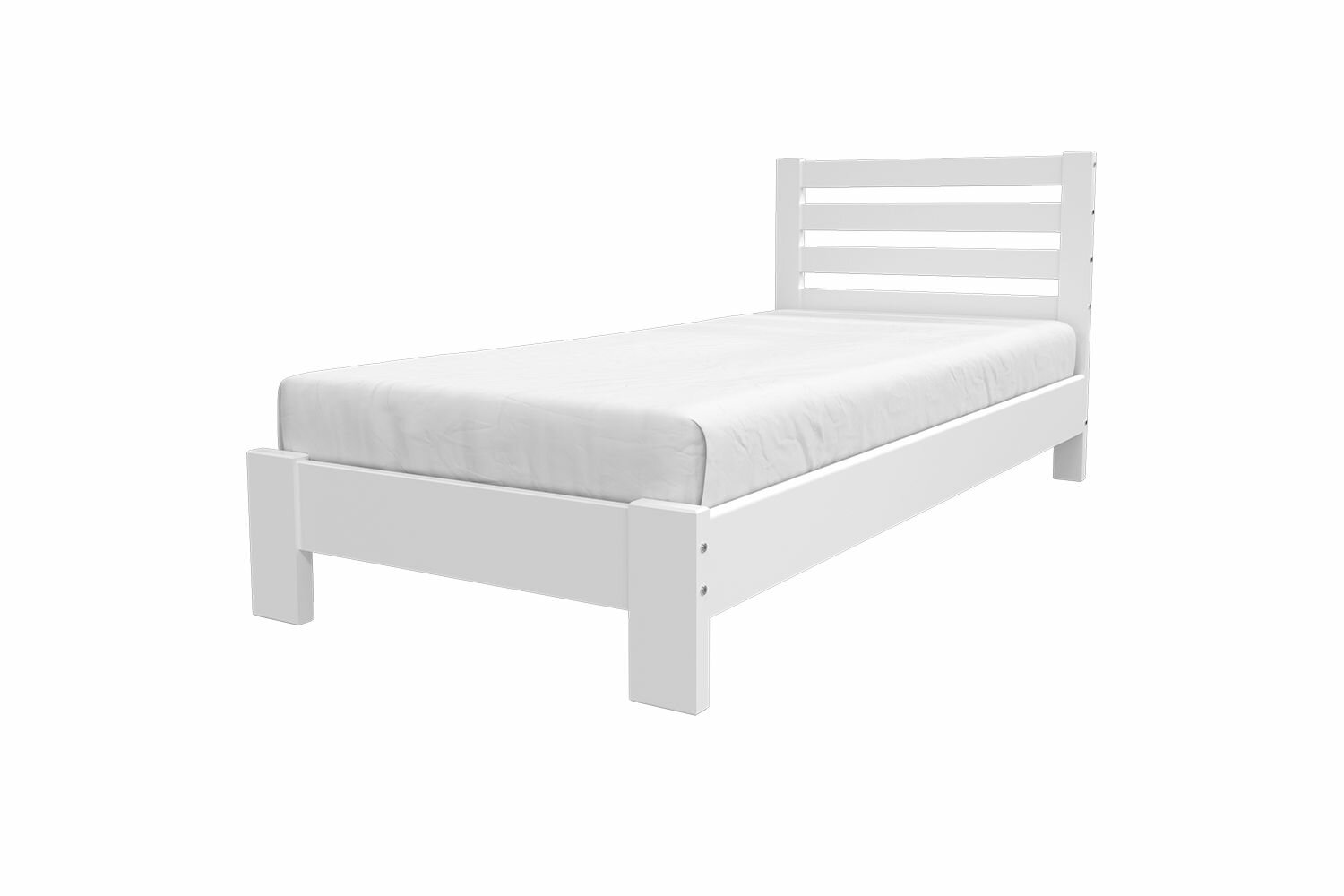 Вероника Кровать Белый 90х200