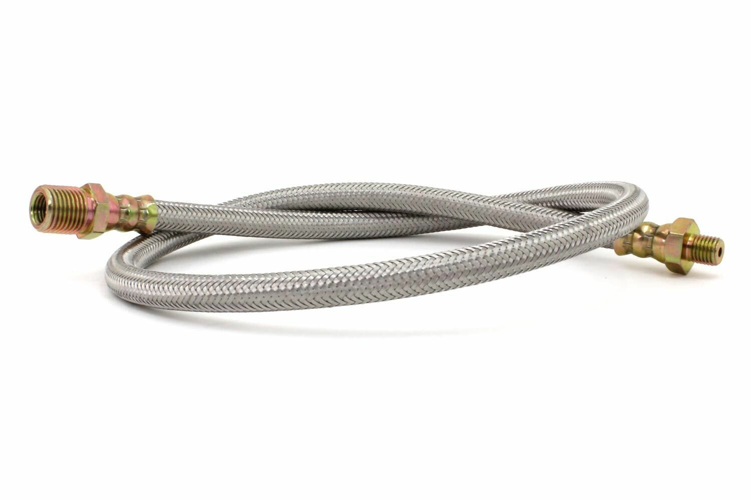 Шланг тормозной УАЗ Патриот передний правый армированный (М10/М16, 710 мм)