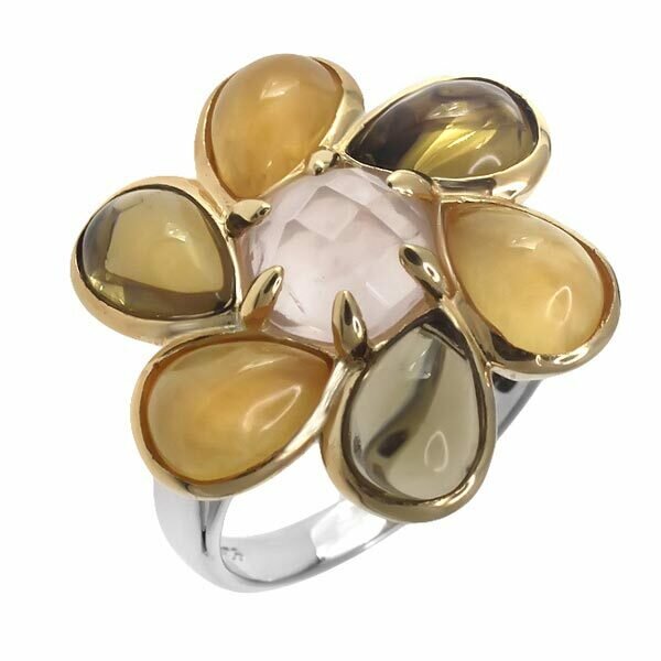 Кольцо тонкое, серебро, 925 проба, агат