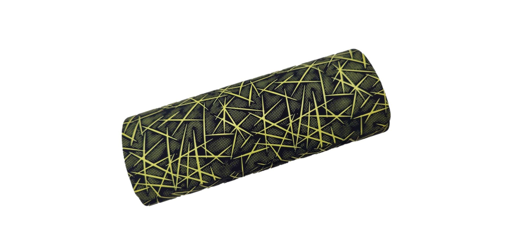 Футляр для очков на магните_очечник_чехол для очков с рисунком черно-желтый