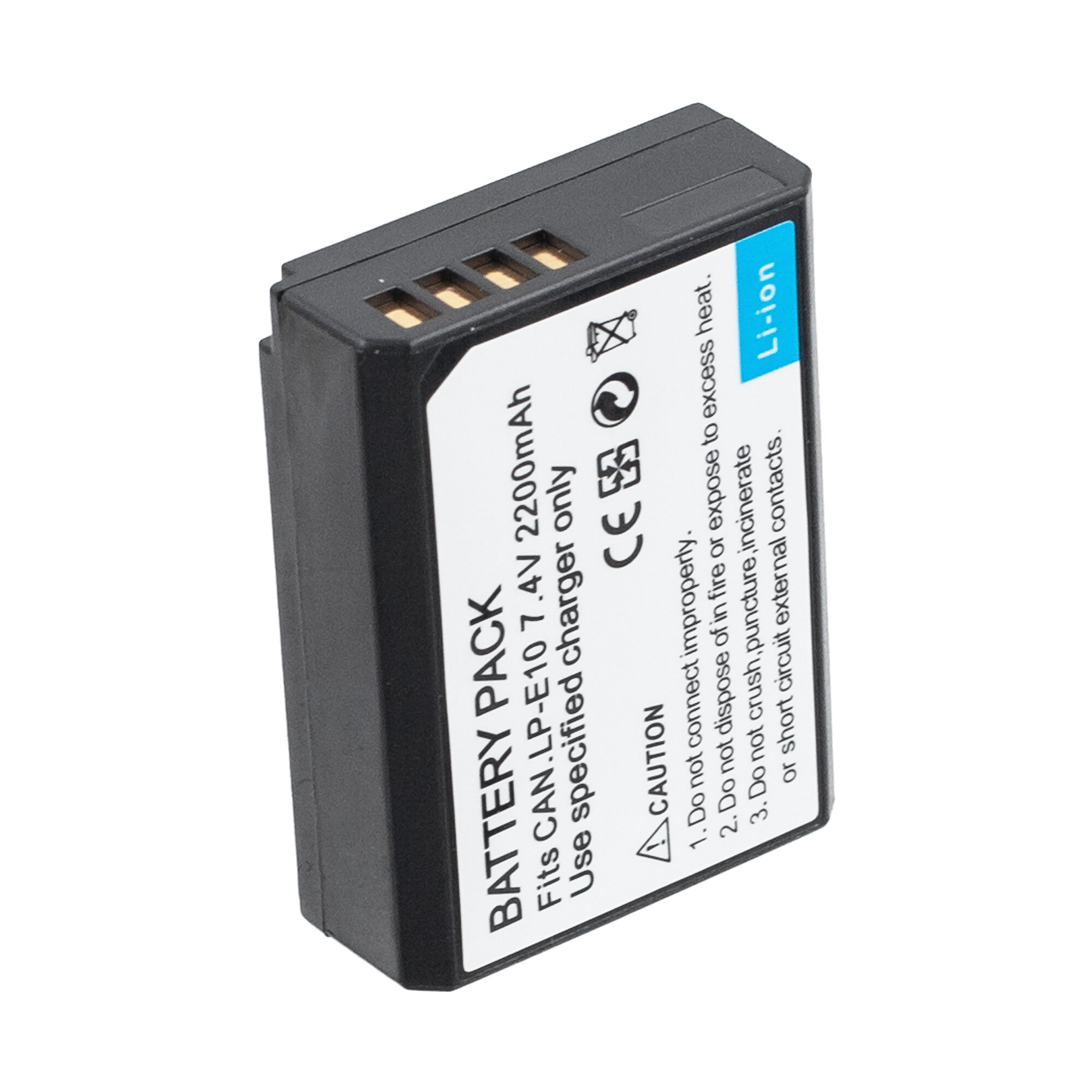 Аккумулятор LP-E10 для Canon EOS 1100D, 1200D, 1300D - 1500mAh