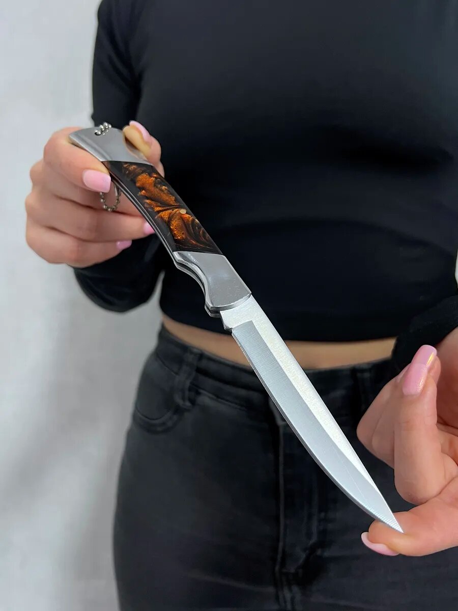 Нож складной туристический охотничий арт. 424 / Не холодные ножи