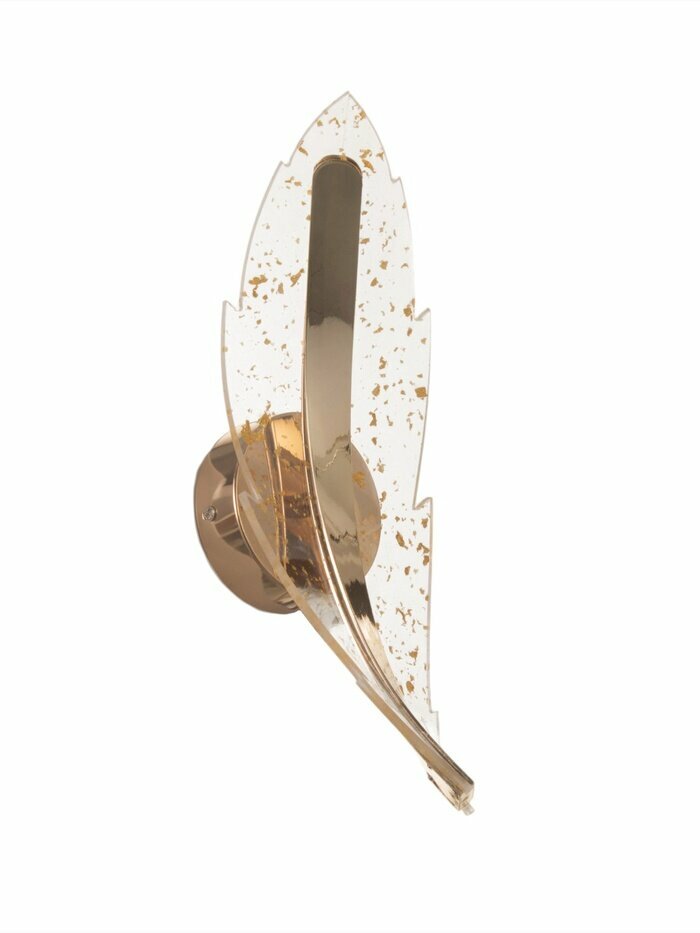 Бра настенное BayerLux Ursula, 14 Вт, LEd, 4000-6000К, золото, 35×13×13 см