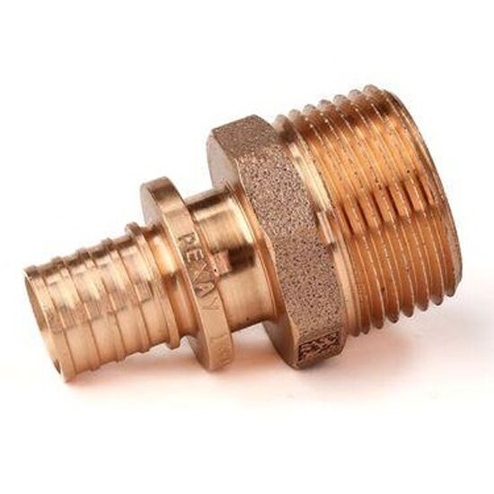 Переходник Rehau RAUTITAN, Н, 32, 1 1/4", бронза (RX+)