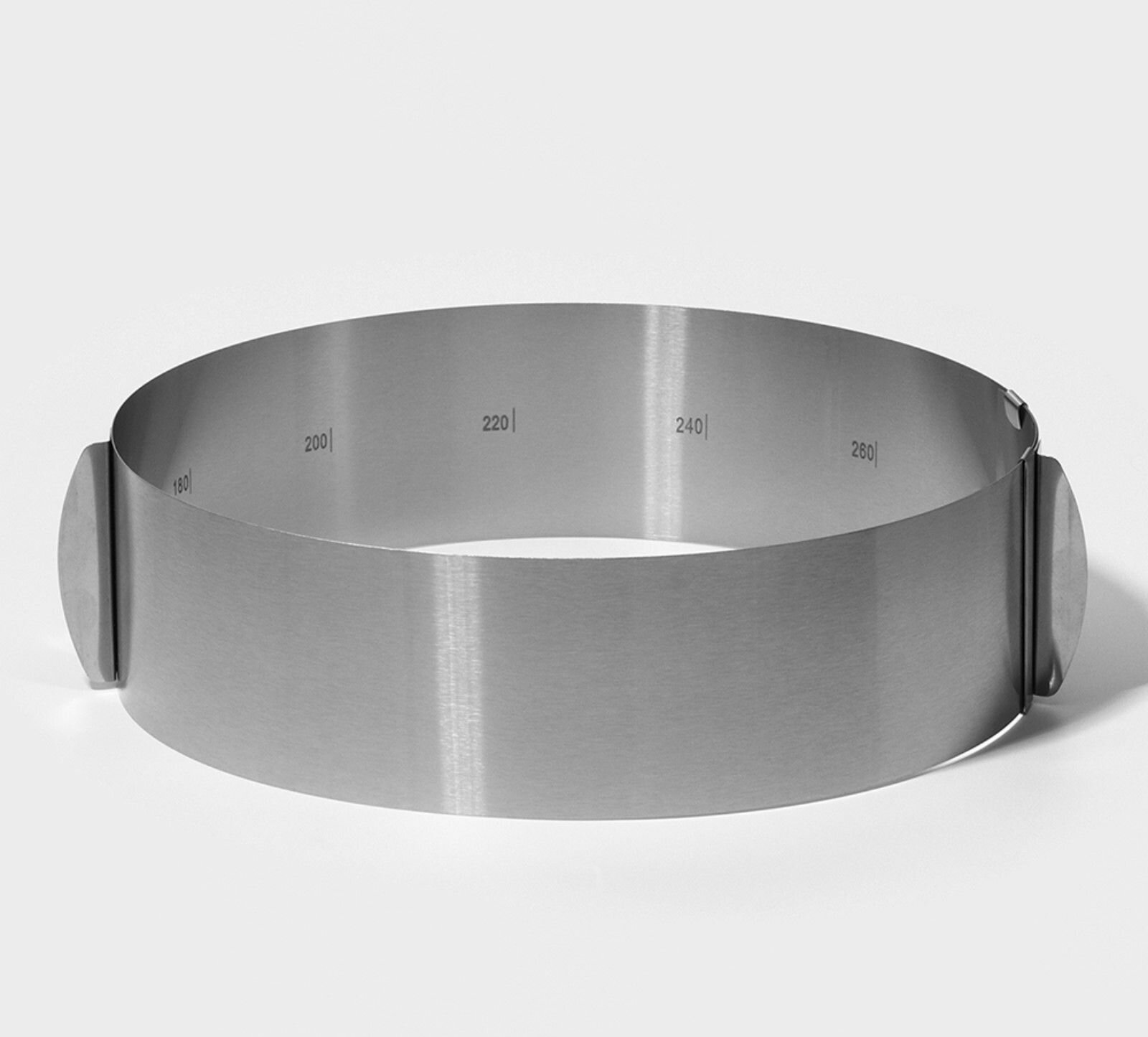 Разъёмная форма для выпечки 16-30 см, кольцо для тортов , кексов, бисквитов круглая, подарочная, хром