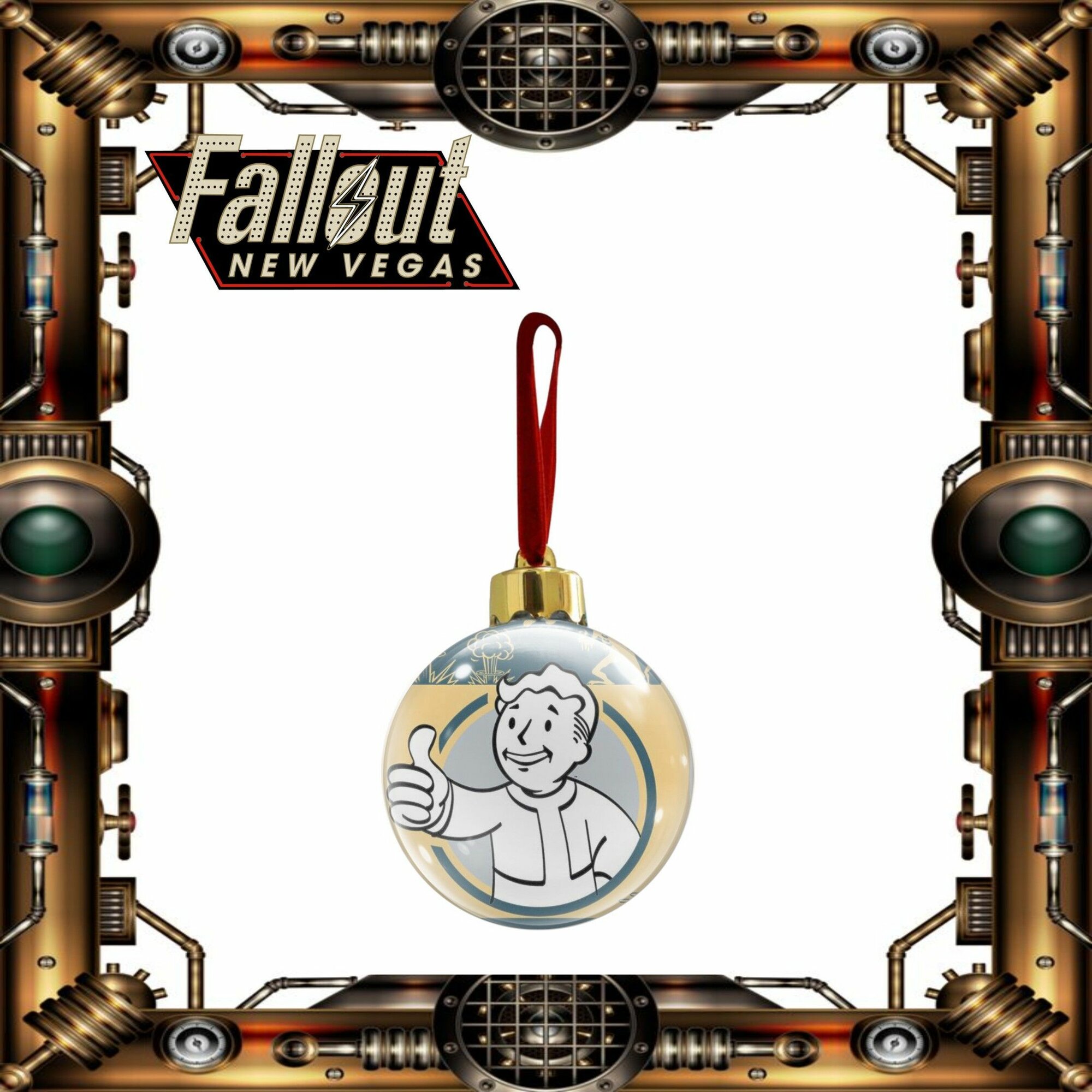 Елочный шар с принтом "Фоллаут", Fallout