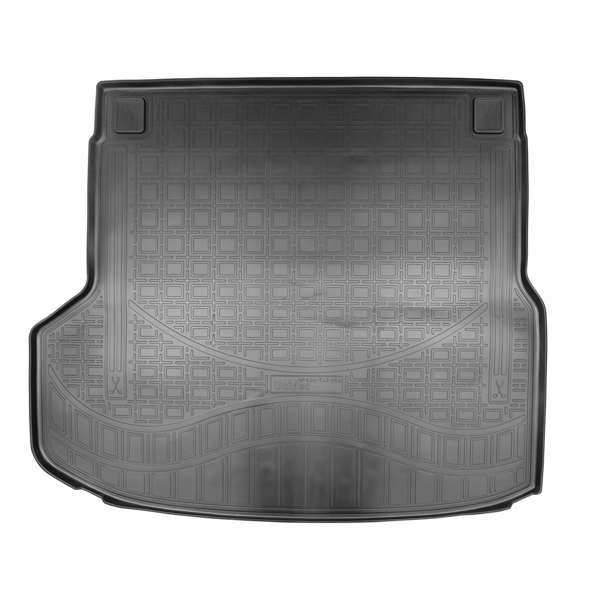 Коврик в багажник Norplast/Unidec для Kia Ceed в кузове SW (2018-) Черный,1,4 Turbo, полиуретан, арт. NPA00-T43-059