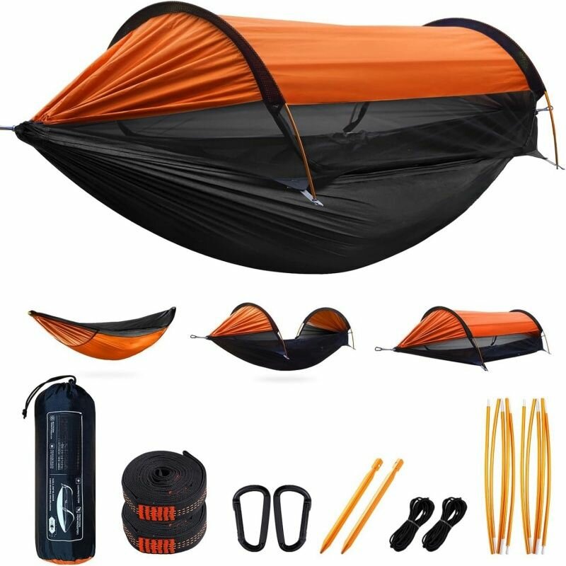 Кемпинговая палатка-гамак с москитной сеткой и зонтиком, воздушная палатка