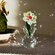 Хрустальное стекло, искусственные цветы, креативный подсолнух, домашний офис, ук...